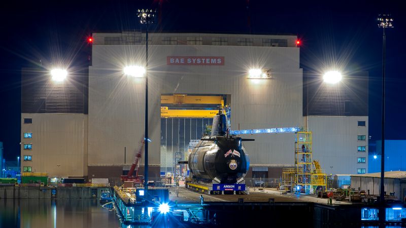 HMS Anson: Fifth Astute-Class Submarine Launched