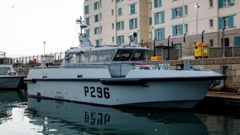 Navy's second new patrol boat arrives in Gibraltar