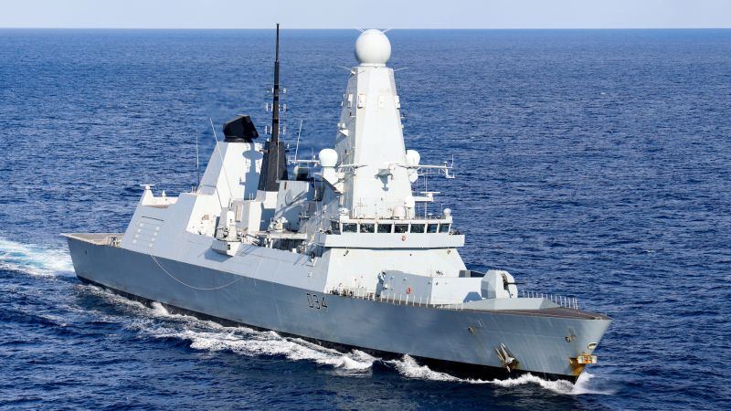 HMS Diamond shoots down hostile attack drone targeting cargo ships in ...