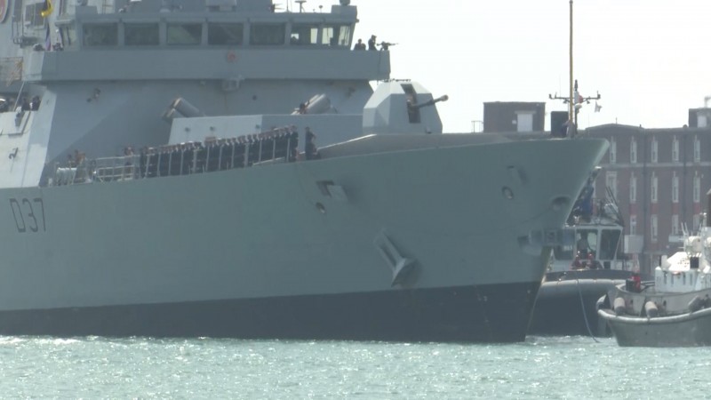 HMS Duncan Returns To UK After NATO Deployment