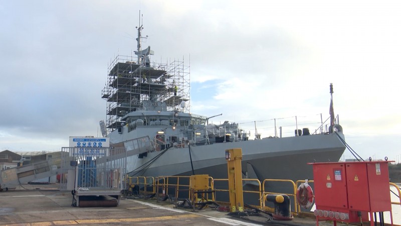 HMS Forth Is Officially Accepted Into The Royal Navy