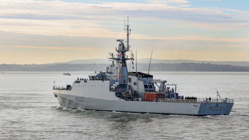 HMS Medway Sets Sail From Portsmouth For Caribbean