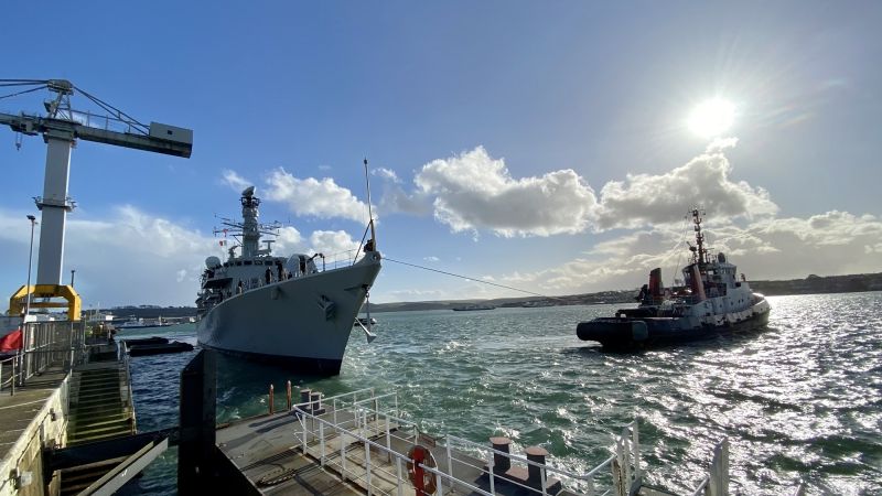 HMS Portland Returns To Sea After 'Life Extension' Overhaul