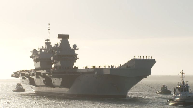 Watch: HMS Prince of Wales returns to Portsmouth after landmark US ...