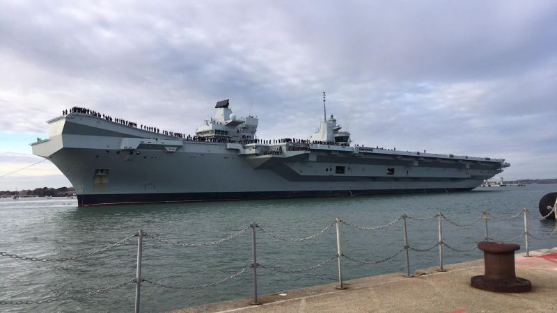HMS Queen Elizabeth: More Than 200 Tonnes Of Water Leaks After Burst Pipe