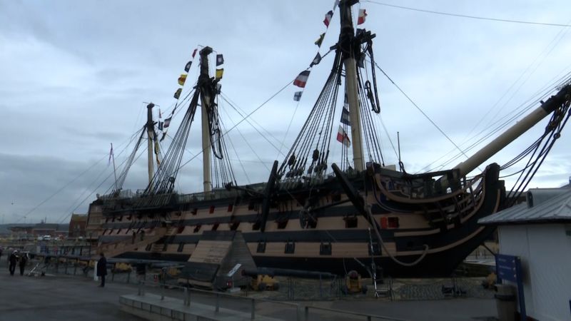 Behind the scenes of world-famous HMS Victory's massive restoration project