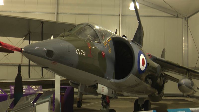 Record-Breaking Harrier Restored And Reunited With Race-Winning Pilot