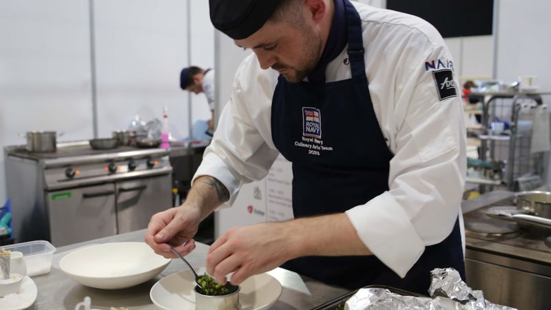 Royal Navy chef has eyes on national award after being crowned best in ...