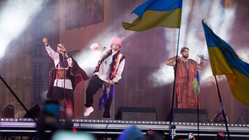Eurovision winners raise £713,000 for Ukrainian military by selling trophy
