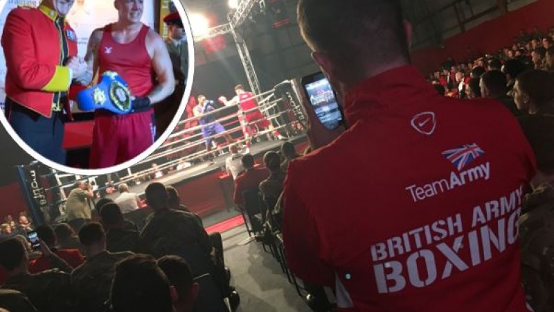 Army Boxing Captain Defends English Super Heavyweight Belt