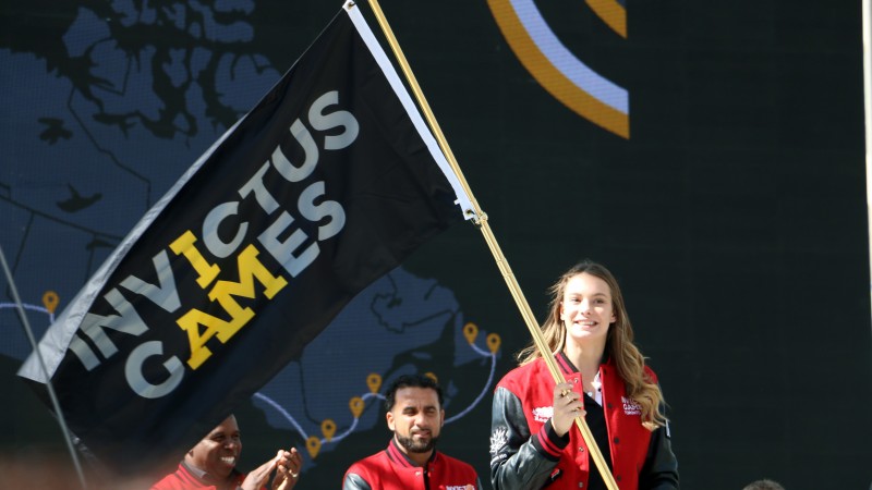 Invictus Games Flag Welcomed Home To Toronto