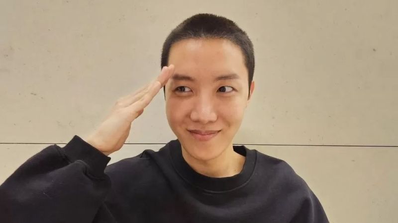 BTS ARMY all abuzz after J-Hope posts picture of new military haircut before starting boot camp