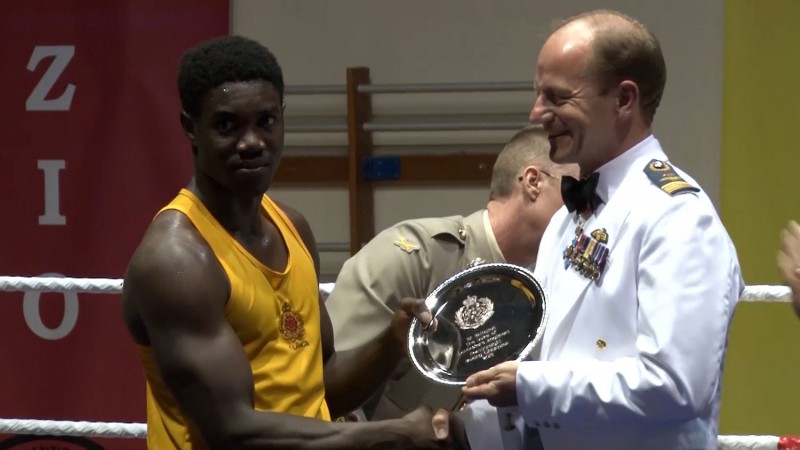 Cyprus Soldiers Battle It Out For Boxing Title