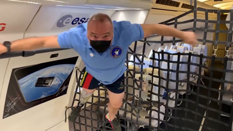 Former commando goes weightless testing zero-gravity fitness kit for ...