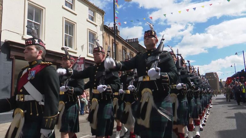 Thousands Watch As Troops Mark Freedom Of West Lothian
