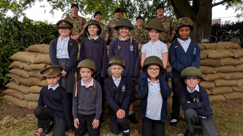 British Army Helps Local School Bring History Alive