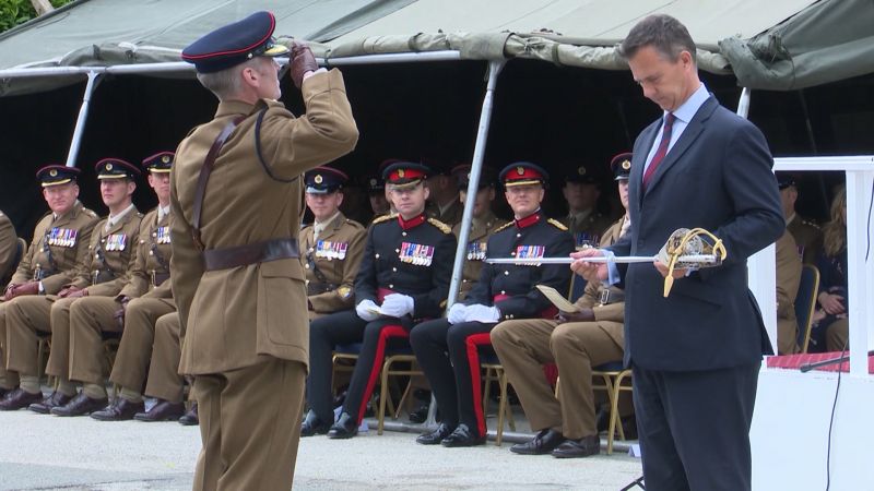 Soldiers Receive Firmin Sword Of Peace For Work In Caribbean