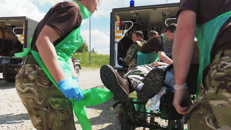 Army Reservists Test Their Medical Skills In Germany