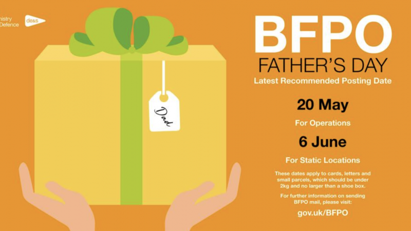 Father's Day: Here Is How To Correctly Address Your BFPO Mail