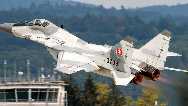 Final nine Slovak MiG-29 fighter jets arrive in Ukraine to help battle ...