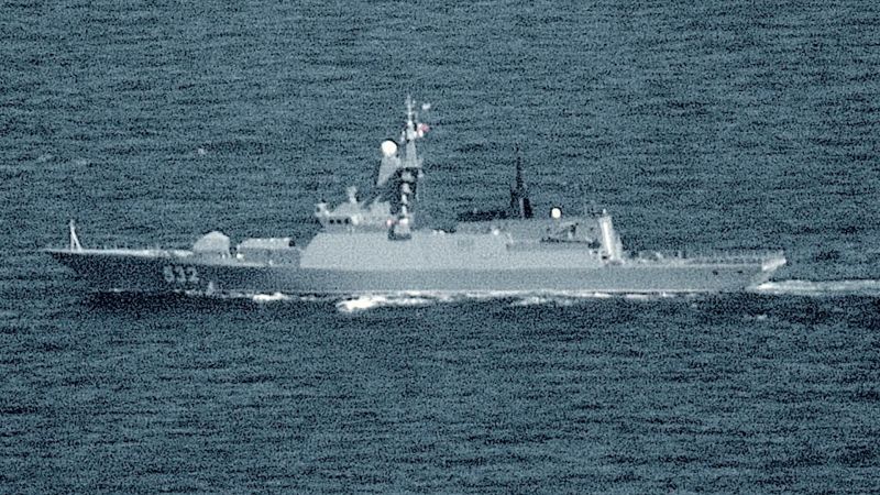 Russian warships tracked by Royal Navy and RAF near UK