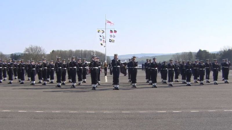 Royal Navy Recruits Complete Basic Training