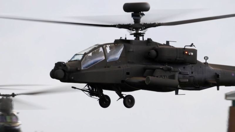 British Army's new Apache model spearheads largest Nato exercise since ...