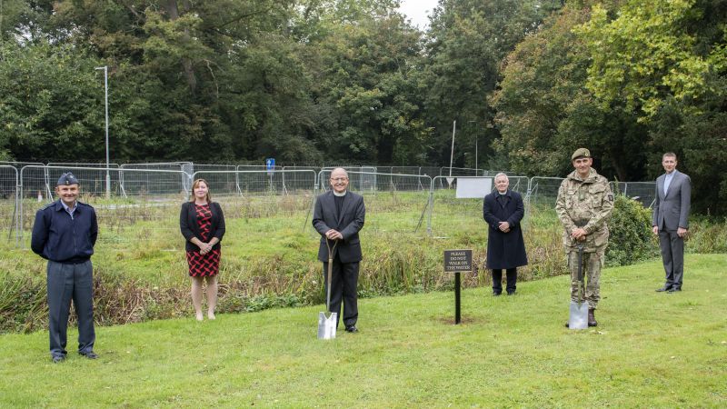 Royal Army Chaplains' Museum Holds Ground-Breaking Ceremony In Shrivenham