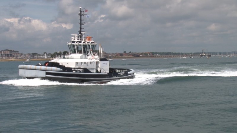 HMS Queen Elizabeth's Super Tug Officially Named