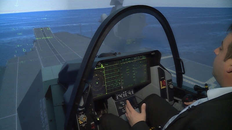 Inside the simulator prepping F-35 Lightning II pilots