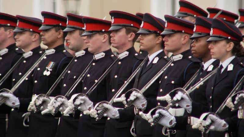 Sovereign's Parade: British Army's newest commissioned officers pass ...