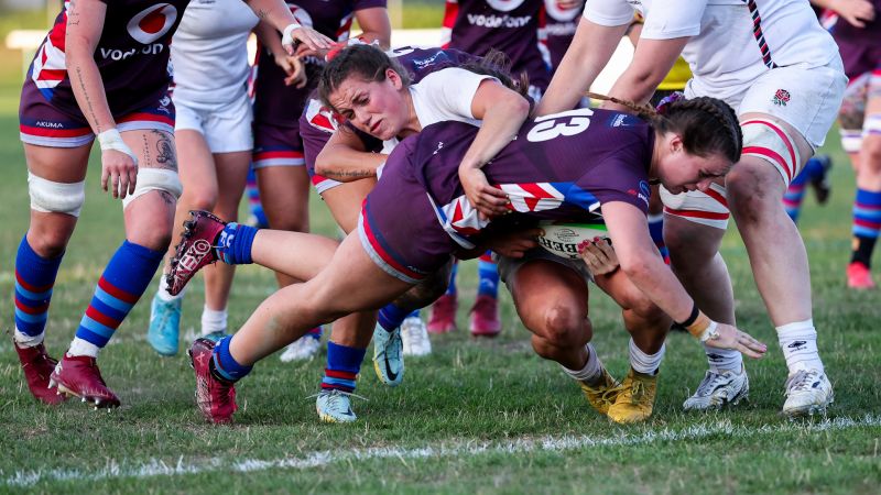 UKAF are overpowered by England Students in try-fest on the eve of IDRC