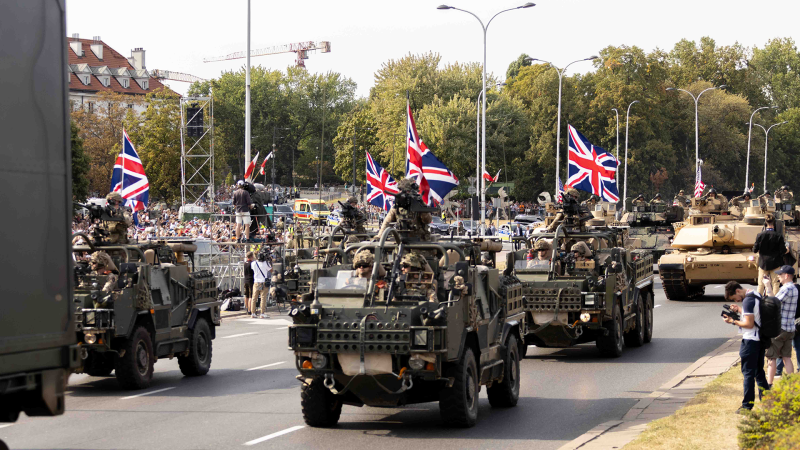 British cavalry regiment joins Polish Armed Forces Day parade in Warsaw