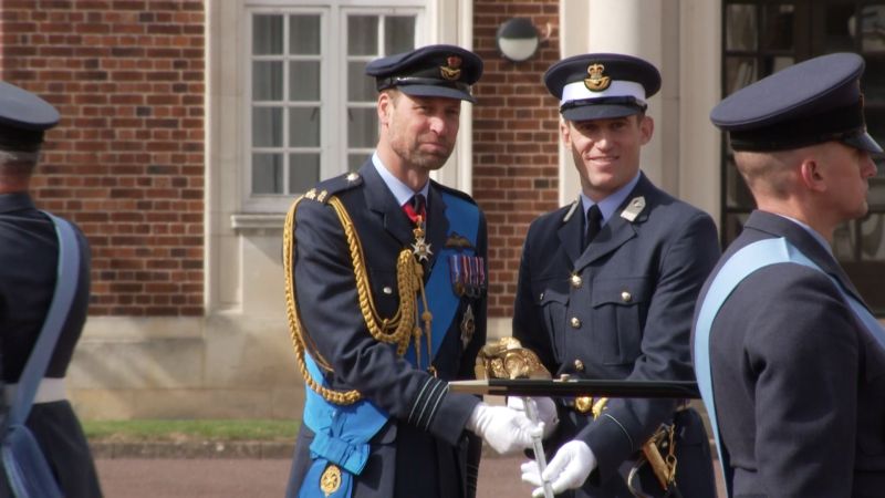 Royal honour as Prince of Wales oversees RAF Cranwell graduates at ...
