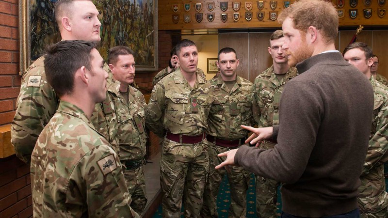 Prince Harry Personally Thanks Flood Relief Troops