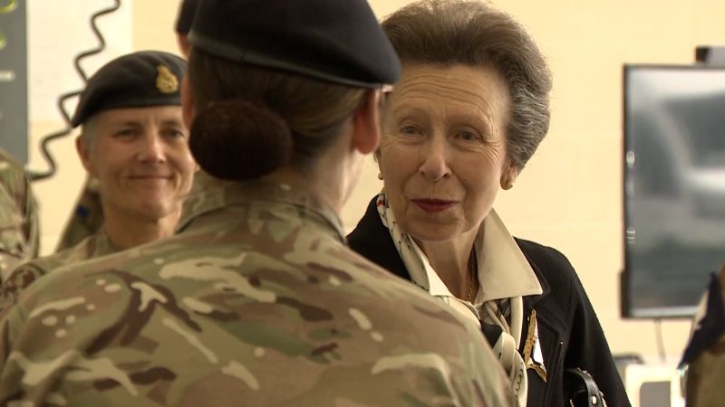 Princess Royal visits British military peacekeepers serving in Cyprus
