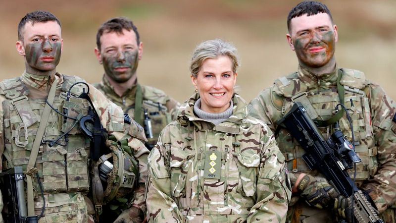 Duchess of Edinburgh visits Queen's Own Yeomanry reservists in Cumbria