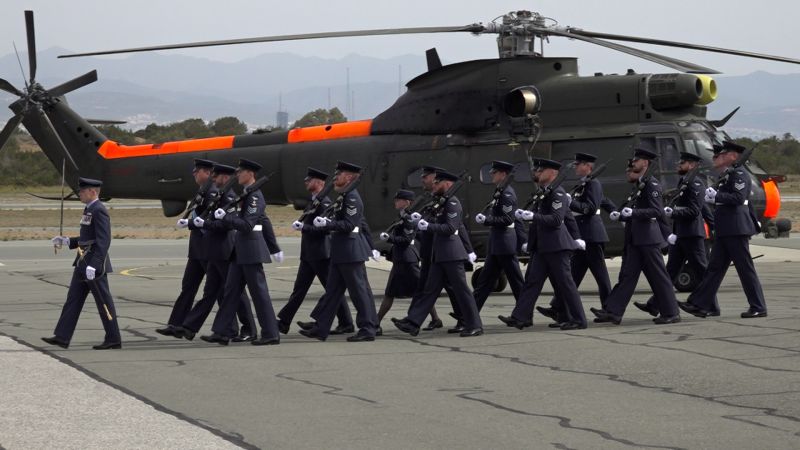 Farewell parade in Cyprus marks retirement of RAF Puma after 54 years ...