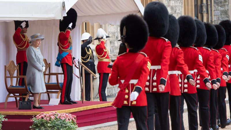 Military parade celebrates Queen's official birthday