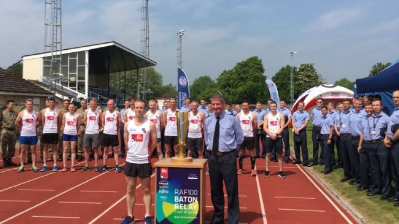 RAF Athletes Get World Record Bid Up And Running In Centenary Year