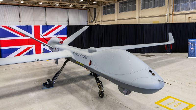 Protector: RAF's new drone begins trials in the UK