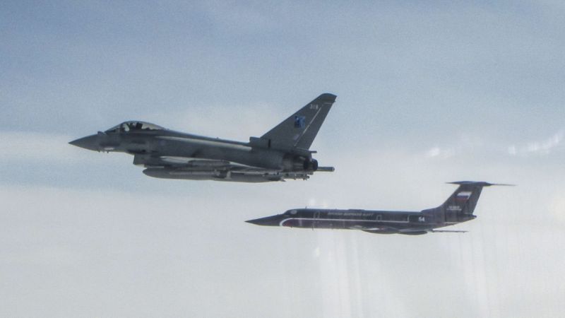 RAF Typhoons Scrambled Twice In Two Days To Intercept Russian Military ...