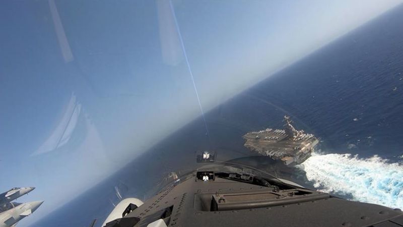 Watch: Breathtaking moment RAF Typhoons fly over world's largest ...
