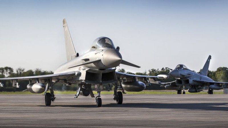 RAF Fighter Jets Arrive On NATO's Eastern Flank