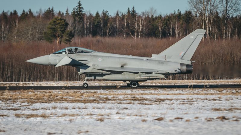 Inside the world of an RAF Typhoon fighter pilot policing Nato's ...