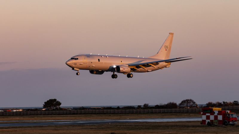 RAF's submarine hunter fleet complete with arrival of ninth P-8A Poseidon