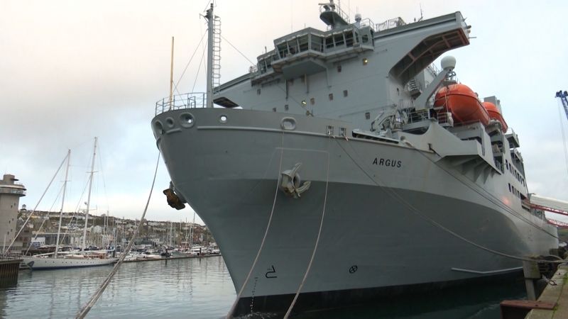 RFA Argus Returns To Sea After 'Massive' Refit