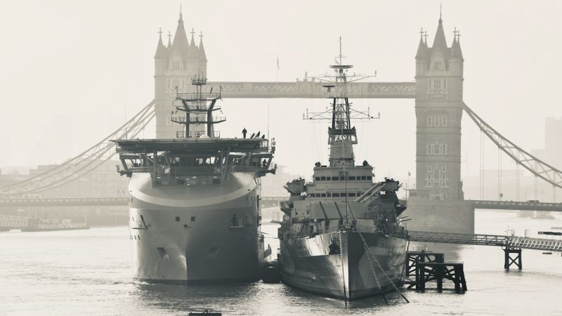 RFA's new underwater surveillance vessel snapped as she ties up ...