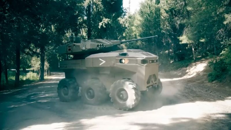 The futuristic armoured vehicle with an AI brain that can drive itself ...