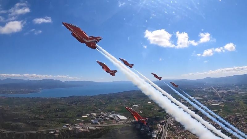 Exercise Springhawk: Red Arrows Prepare For Display Season In Greece